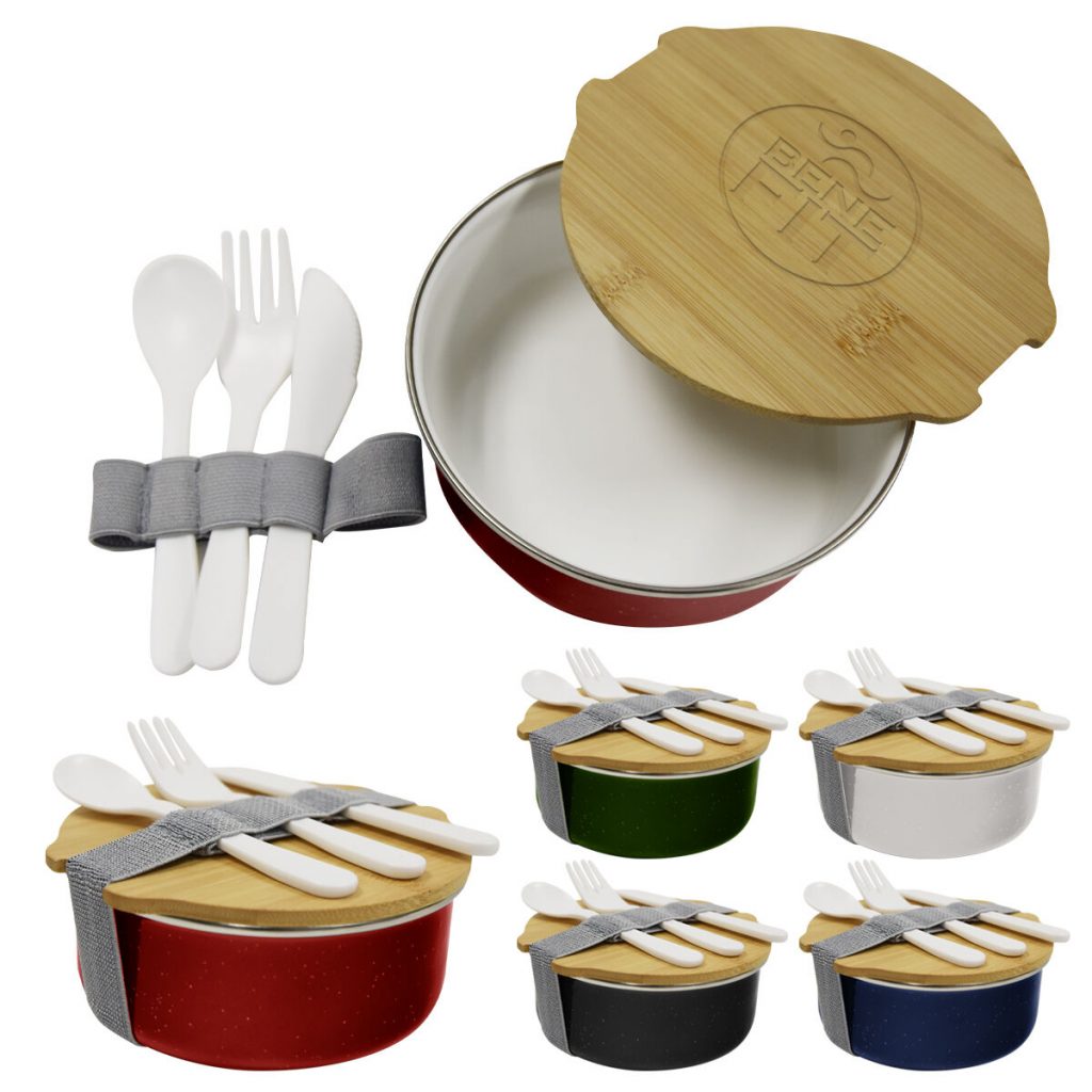 Custom Branded Campfire Circle Bento Box - Drive Merchandise