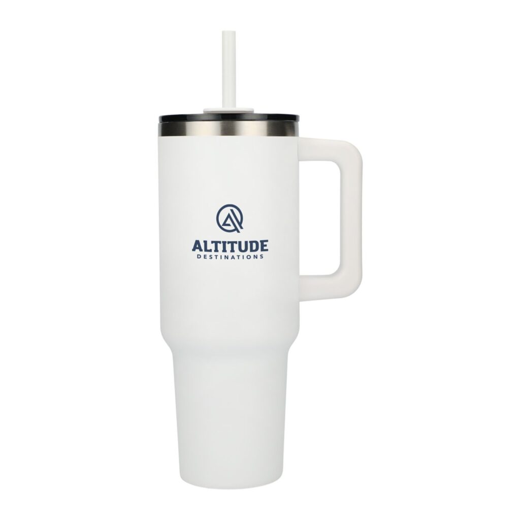 Custom Branded Pinnacle 40 oz Vacuum Insulated Eco-Friendly Travel ...