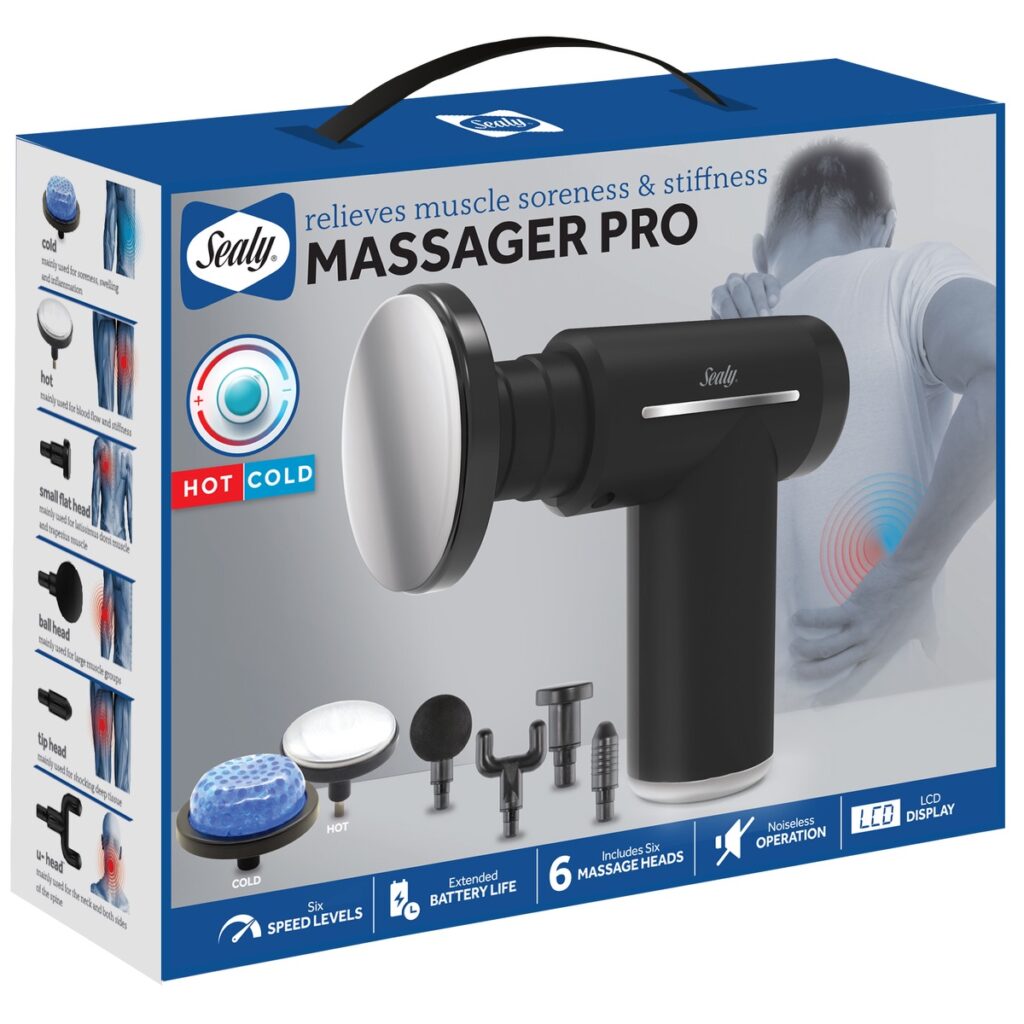 Custom Branded Sealy® Hot n Cold Massager Pro - Drive Merchandise
