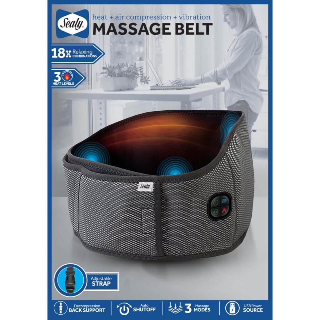 Custom Branded Sealy® Massage Belt - Drive Merchandise